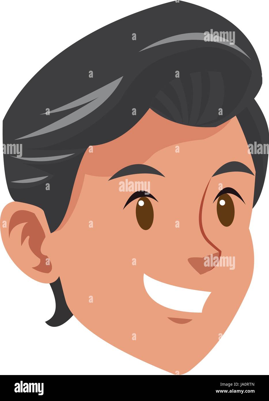 man character face avatar style portrait Stock Vector Image & Art - Alamy