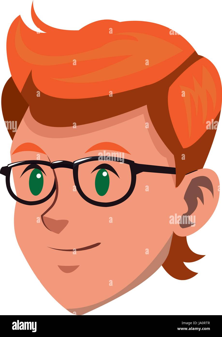 man character face avatar style portrait Stock Vector Image & Art - Alamy
