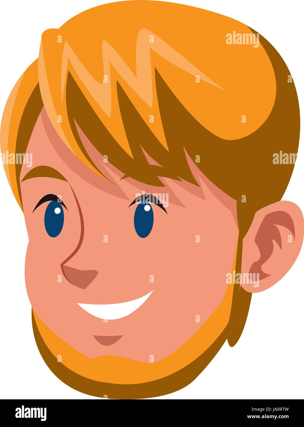 man character face avatar style portrait Stock Vector Image & Art - Alamy