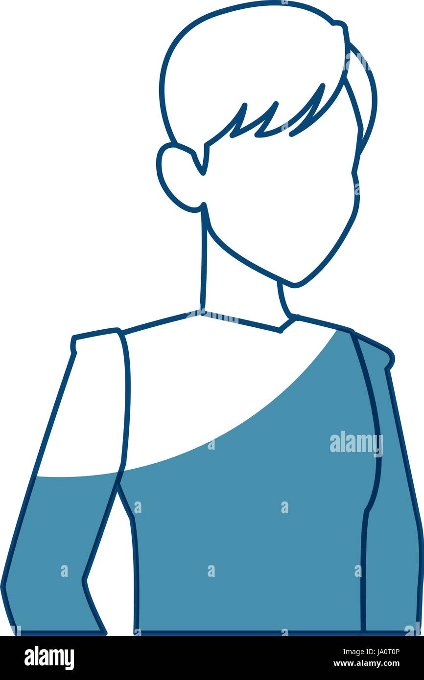 portrait man people faceless style image Stock Vector Image & Art - Alamy