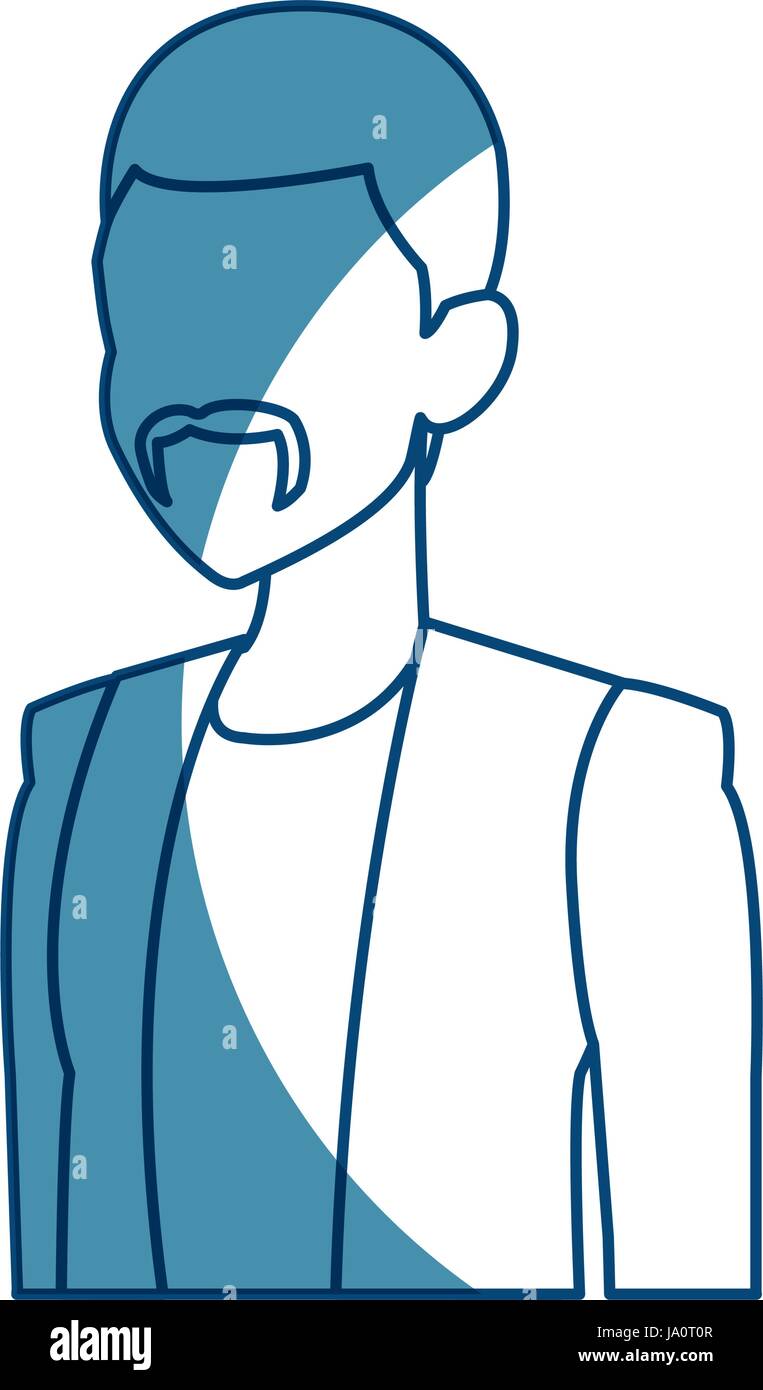 portrait man people faceless style image Stock Vector Image & Art - Alamy