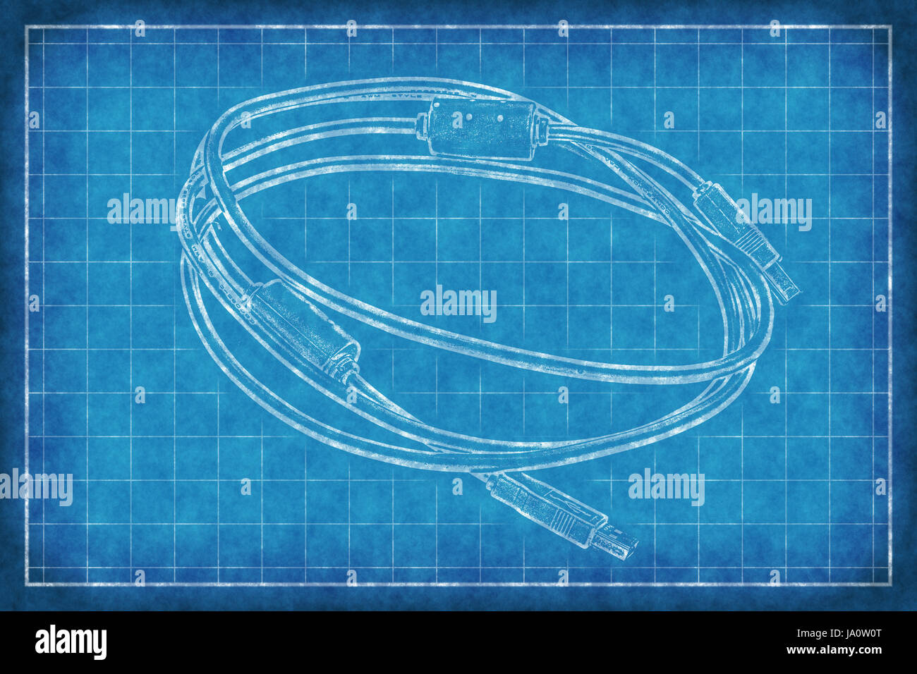 blue, object, electronics, illustration, jack, cord, print, cable, wire ...