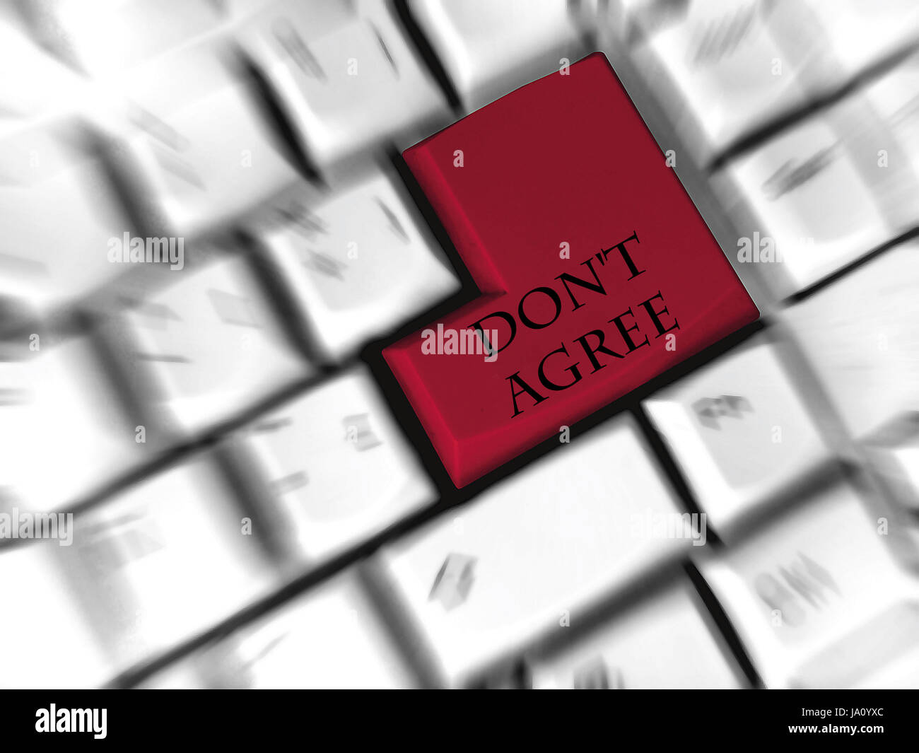 word, illustration, button, key, sign, cancel, red, touch, agree ...