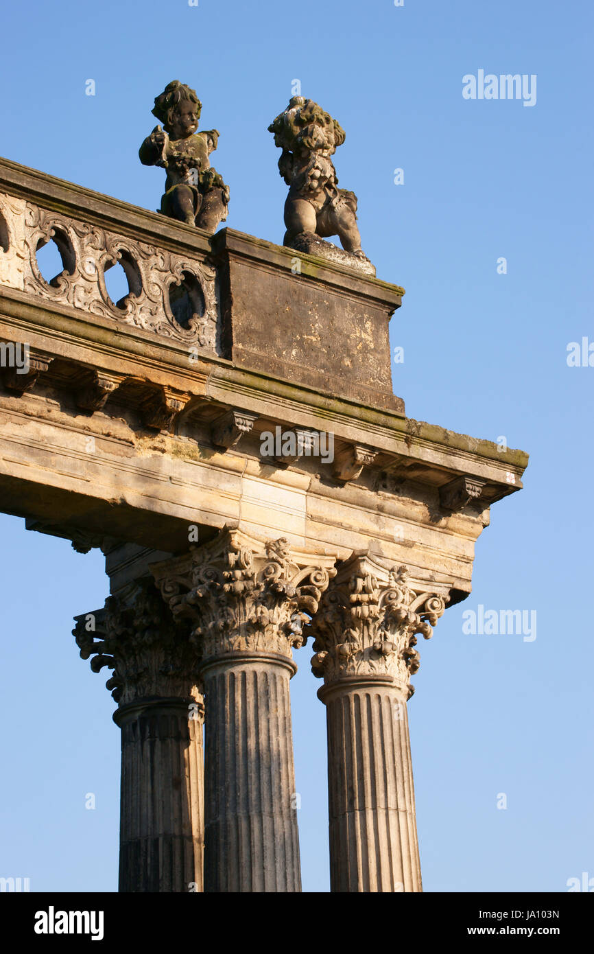 potsdam, colonnades, columns, physiques, sandstone, prussian, prussia ...
