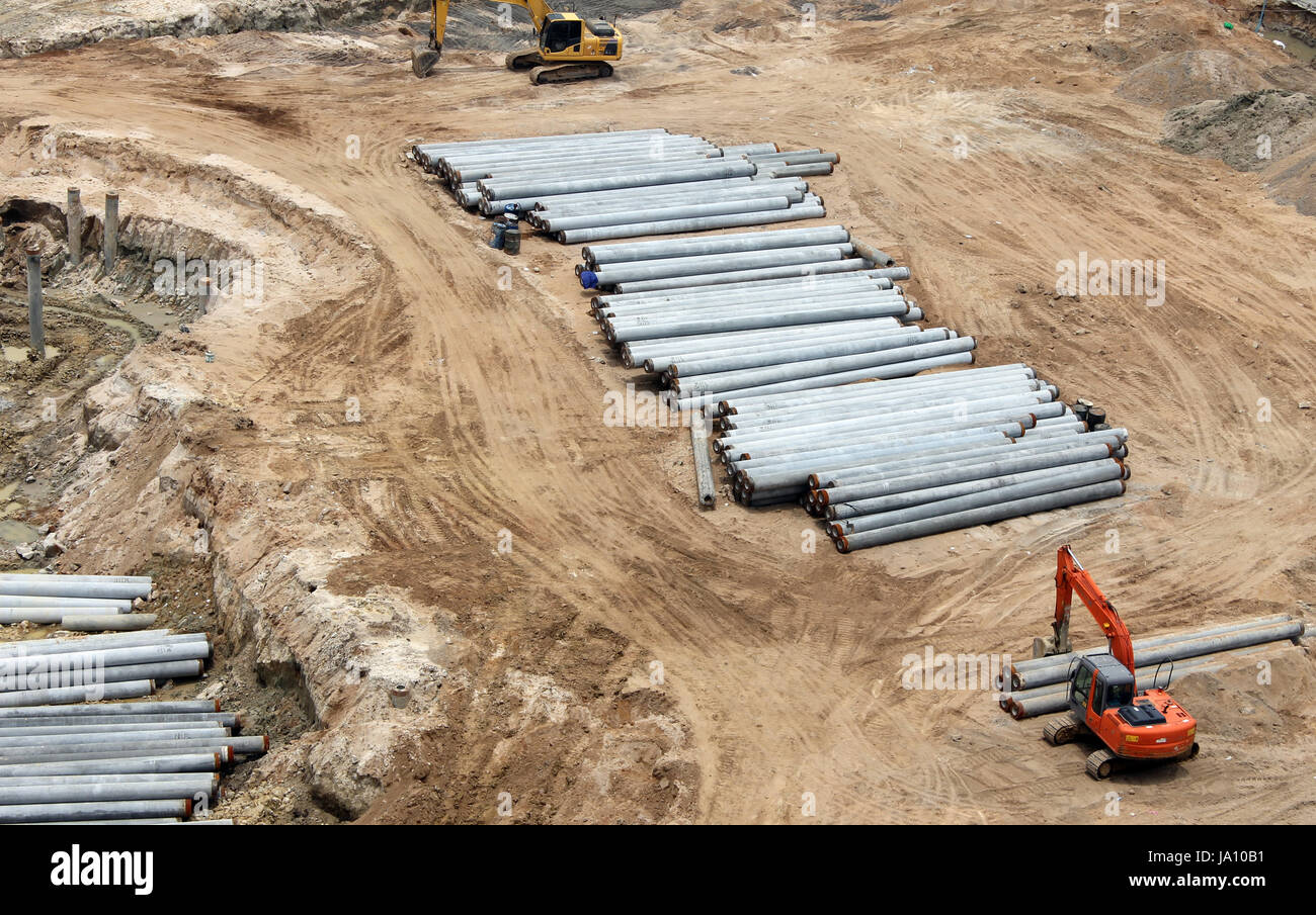 workplace, metal, mud, work, factory, scene, location, site, pipe ...