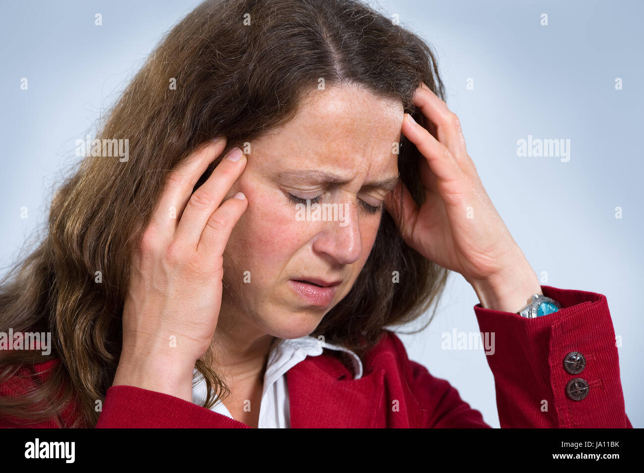 woman, pain, businesswoman, career woman, ache, headache, migraine ...