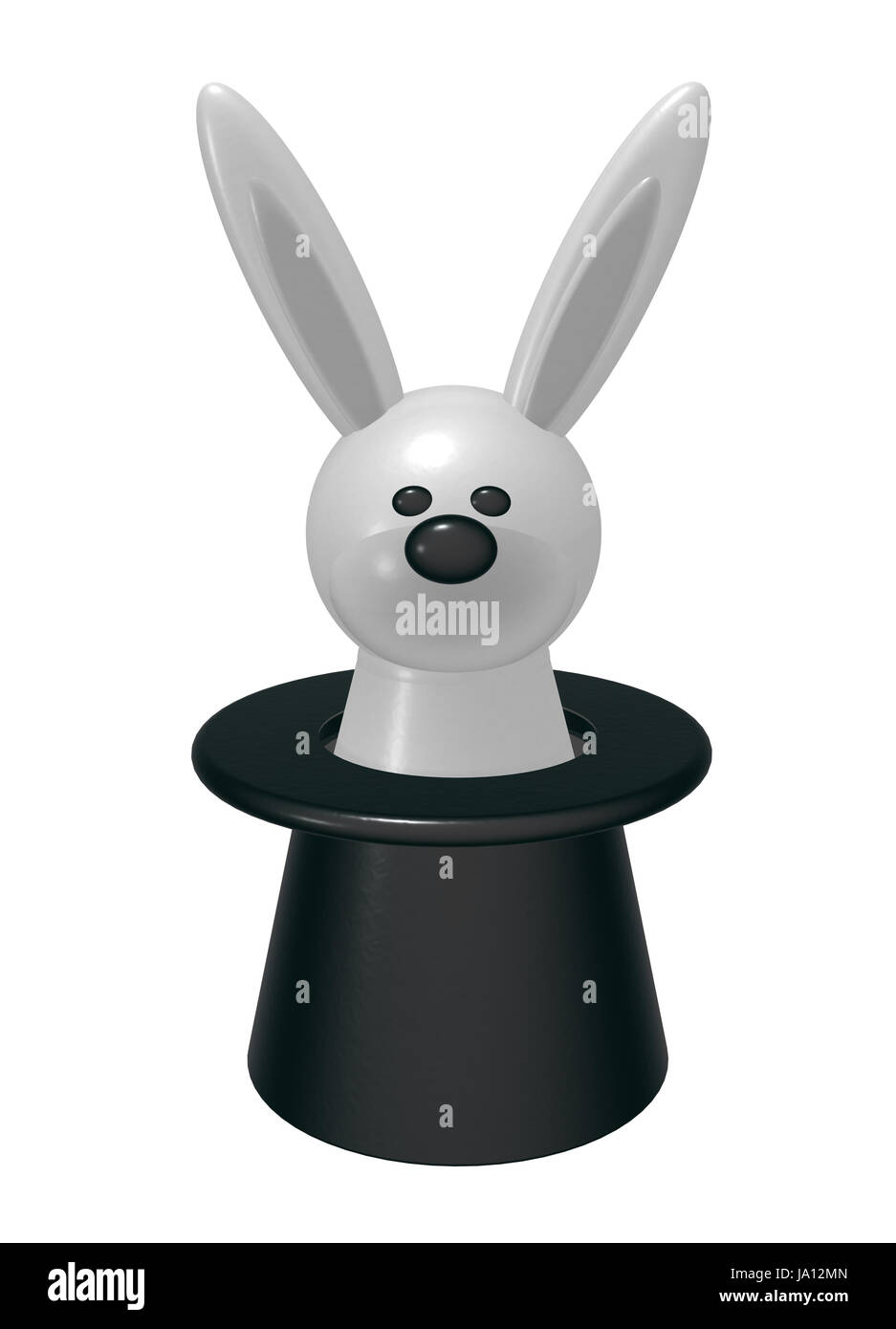 rabbit, hare, illustration, enchantment, show, magician, magus ...