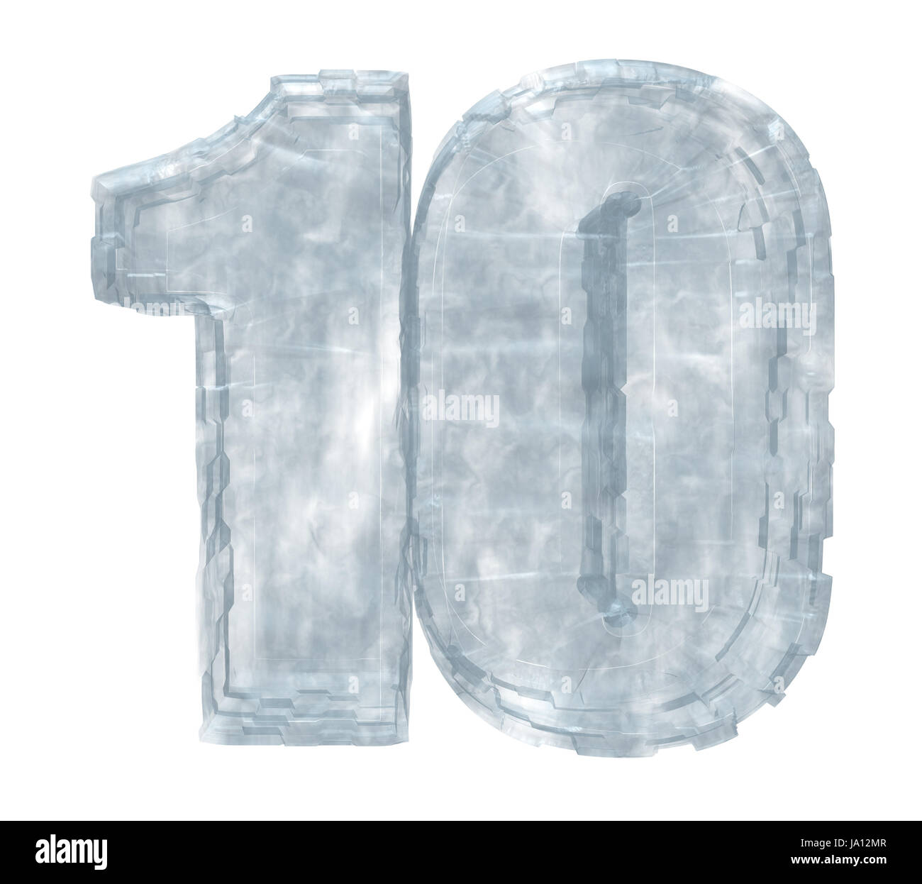 ten from ice Stock Photo - Alamy