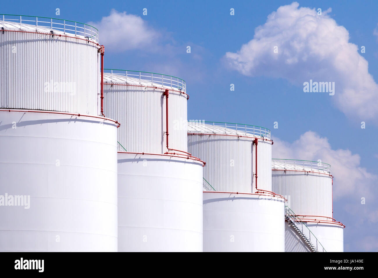 White tanks hi-res stock photography and images - Alamy