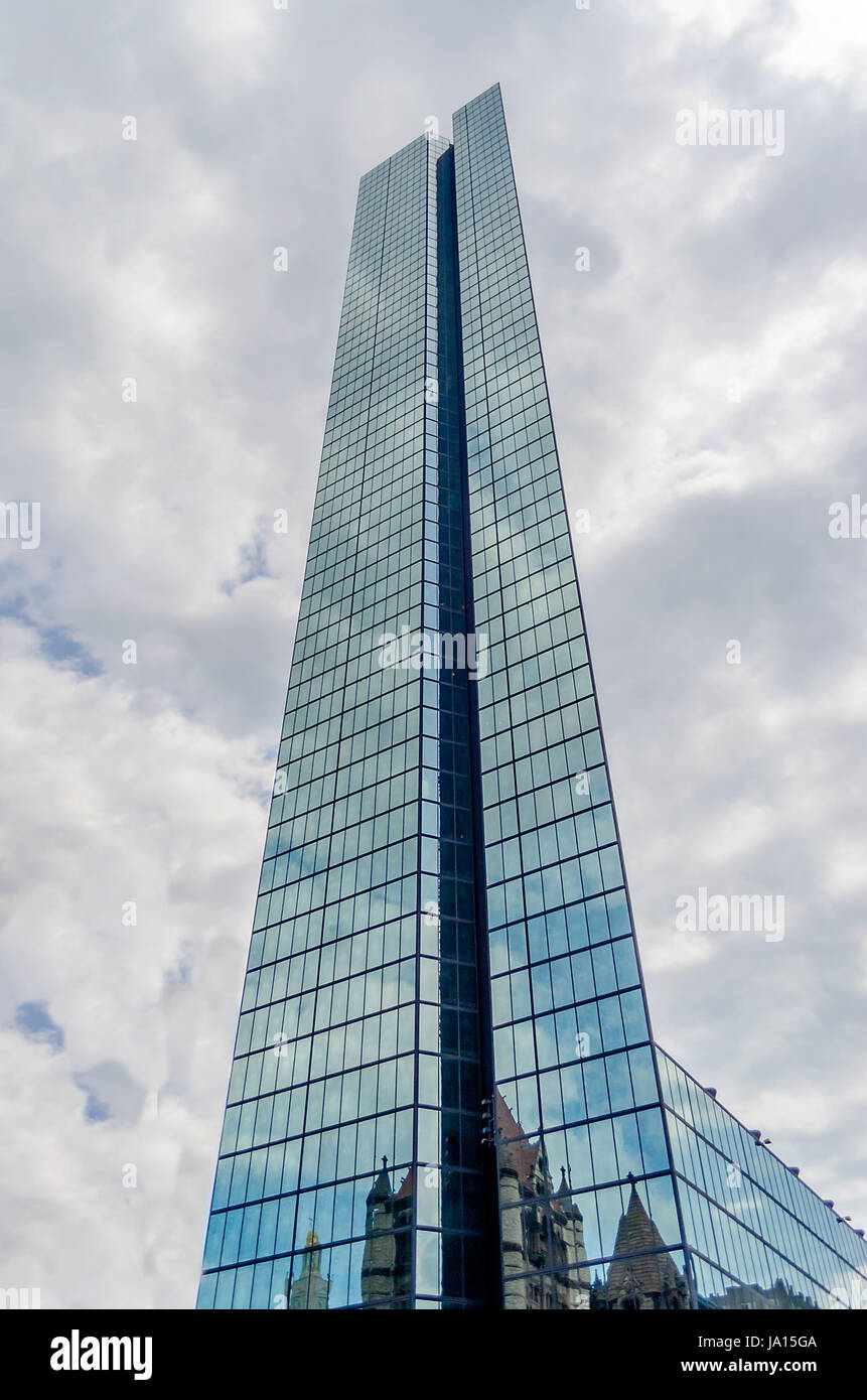 John Hancock Tower, the tallest skyscraper in Boston, USA Stock Photo ...