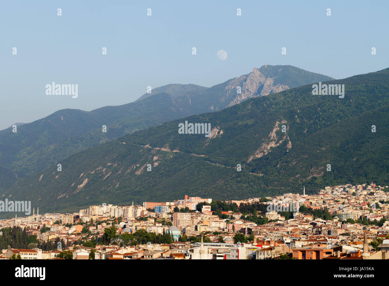 turkey, bursa, city, town, tree, window, porthole, dormer window, pane ...