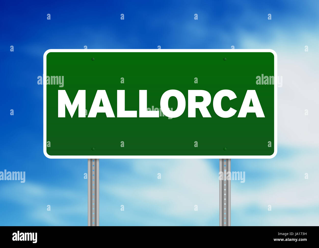 Palma road sign majorca spain hi-res stock photography and images - Alamy