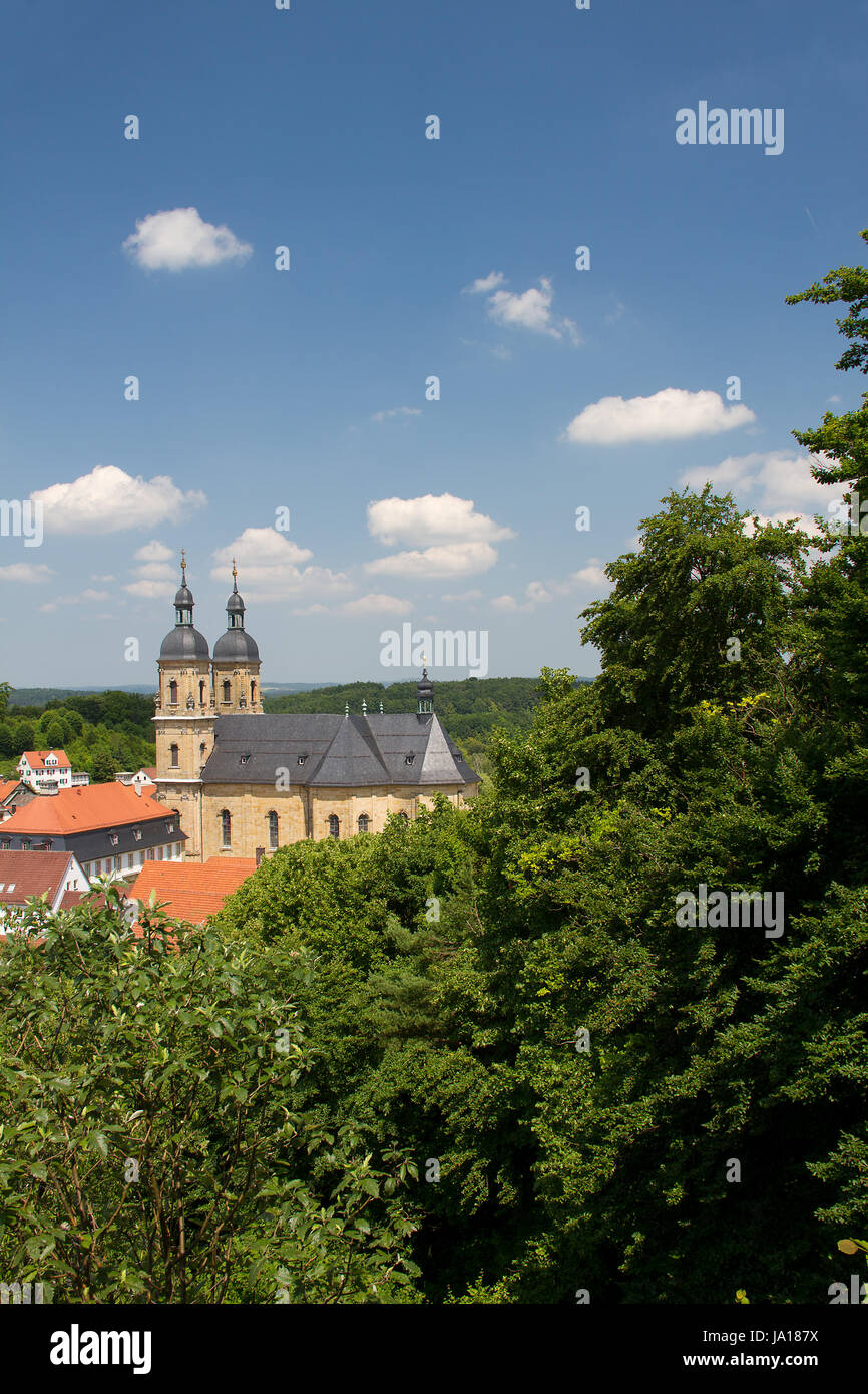 blue, house, building, tower, religion, religious, church, city, town ...