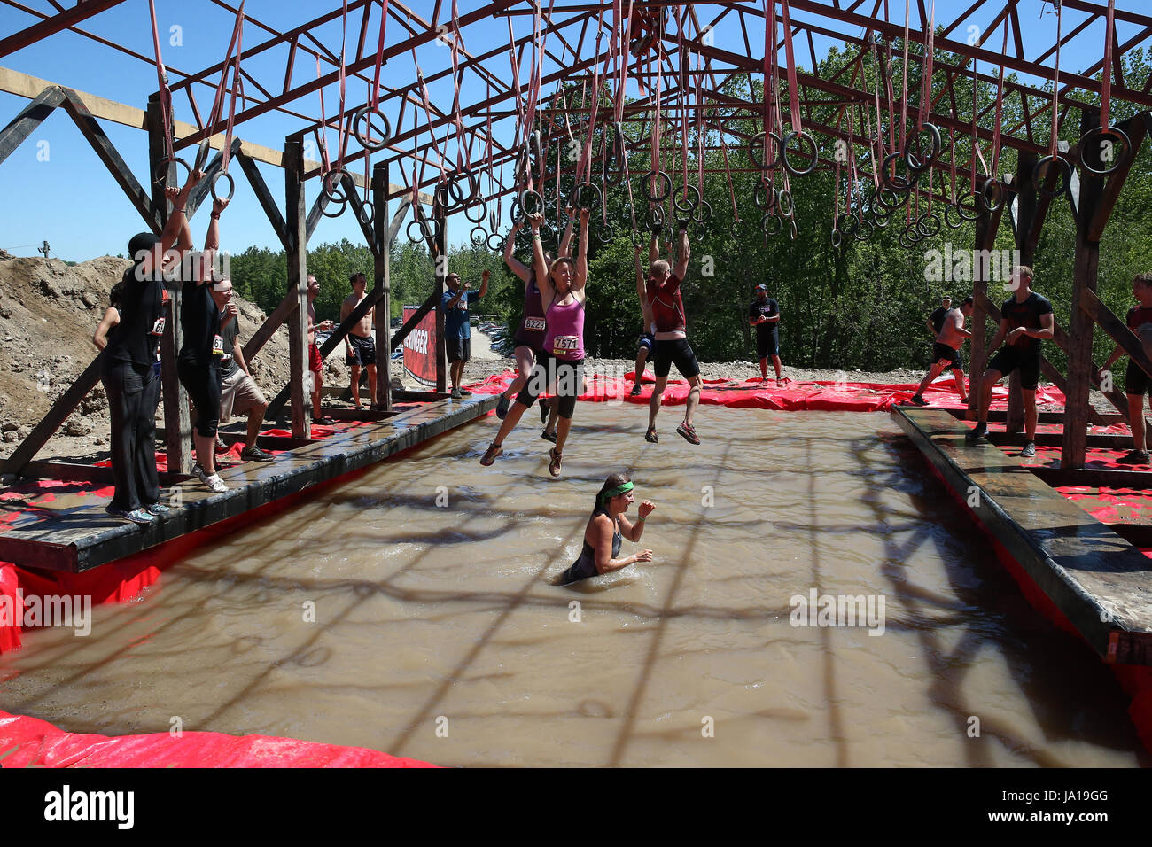 Kitchener, Ontario, Canada. 3rd June, 2017. Participants ran a 5 ...