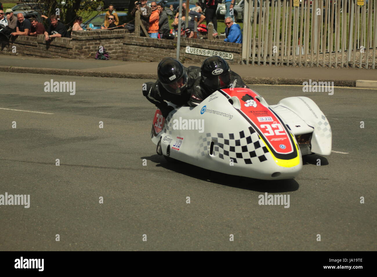 Isle of Man TT Races, Sidecar Qualifying Practice Race, Saturday 3 June ...