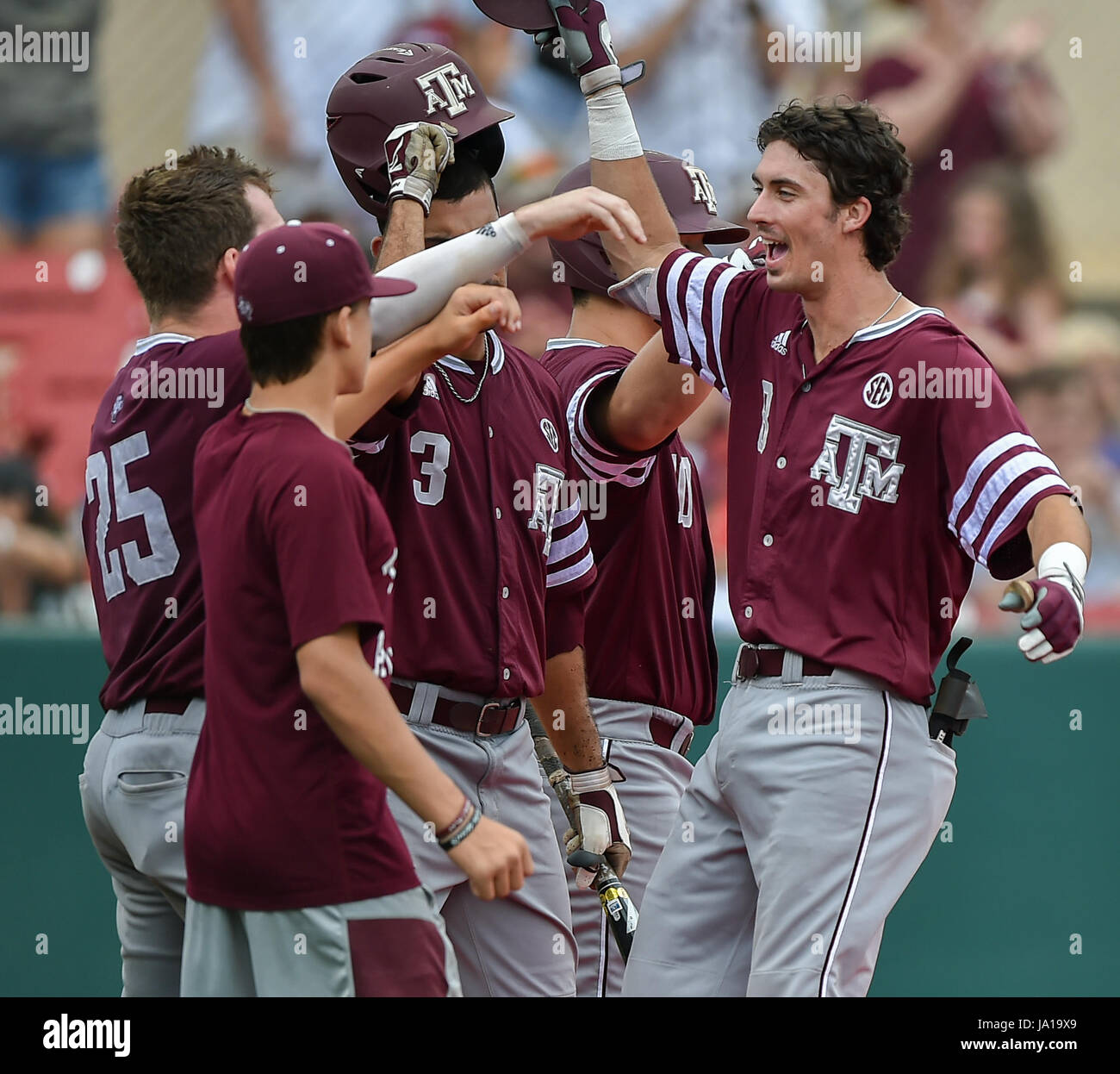 Houston, Texas, USA. 02nd June, 2017. Texas A&M infielder Braden ...
