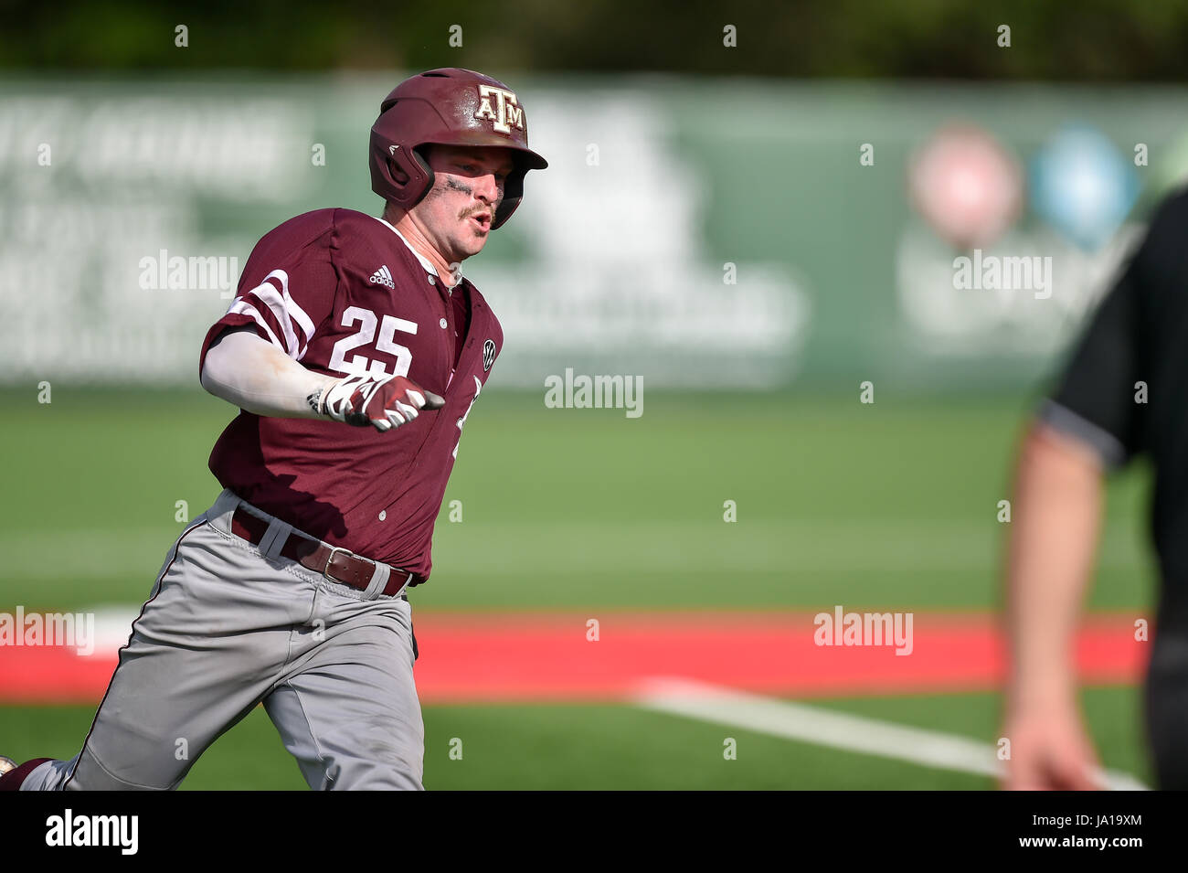 Houston, Texas, USA. 02nd June, 2017. Texas A&M infielder Austin Homan ...