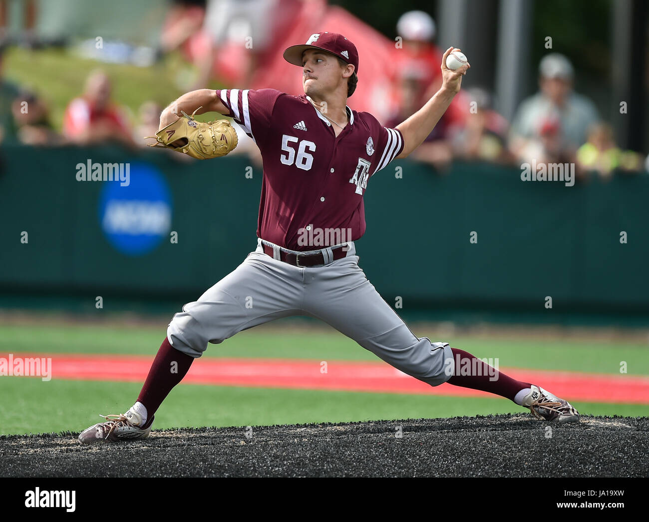 Houston, Texas, USA. 02nd June, 2017. Texas A&M pitcher Kaylor Chafin ...