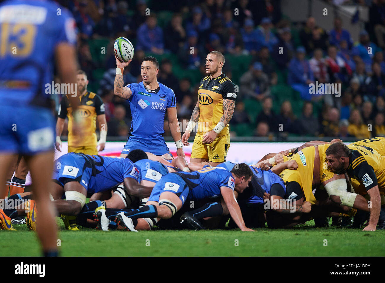 June 3rd 2017, NIB Stadium, Perth, Australia; Super Rugby; Force v ...