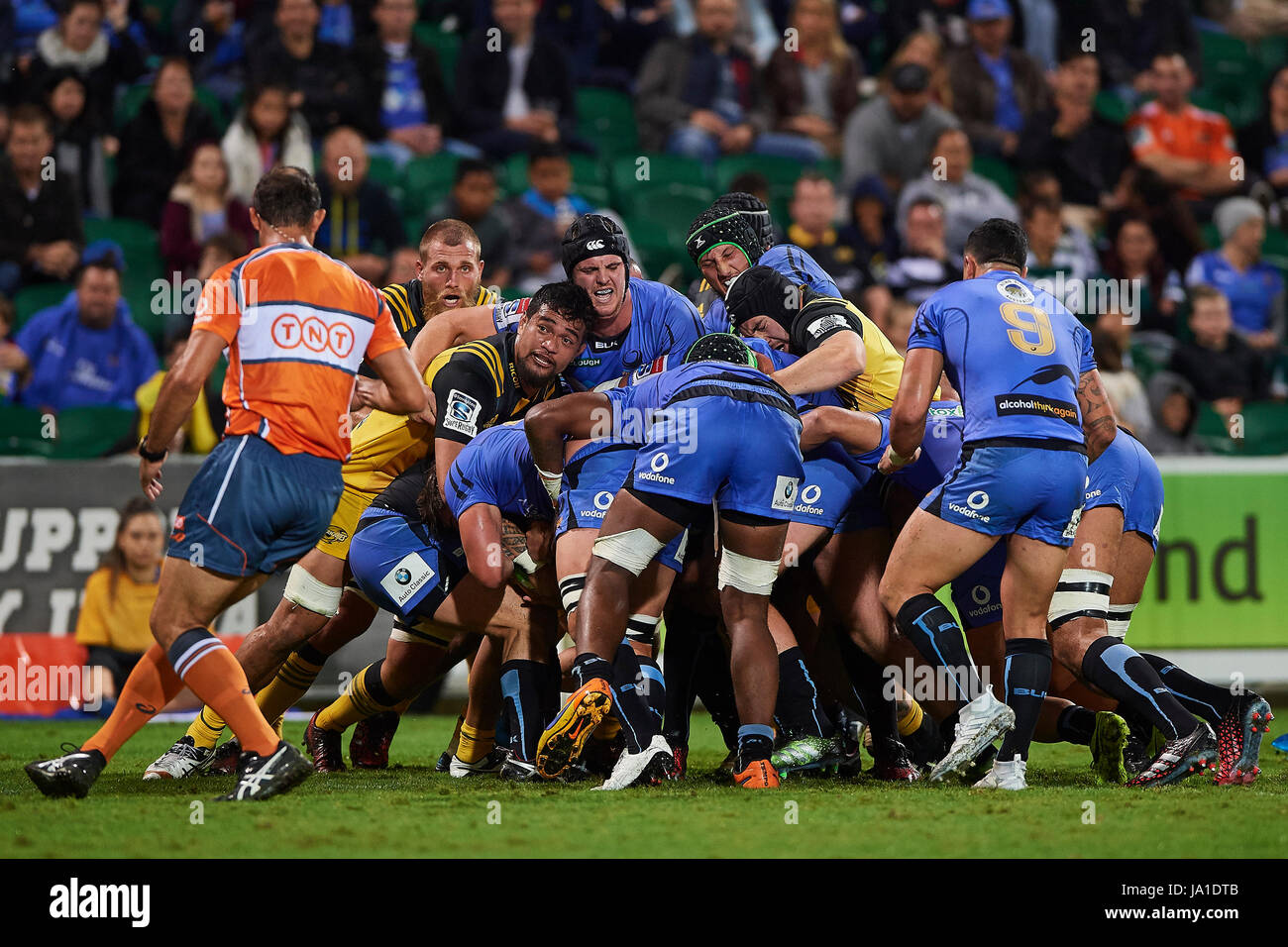 June 3rd 2017, NIB Stadium, Perth, Australia; Super Rugby; Force v ...