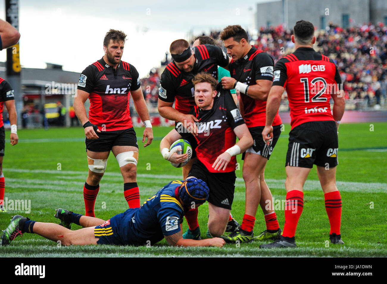 June 3rd 2017, AMI Stadium, Christchurch, New Zealand; Super Rugby ...