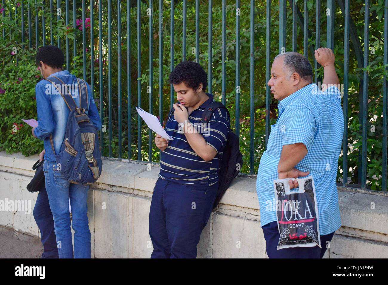 Egyptian high school students hi-res stock photography and images - Alamy
