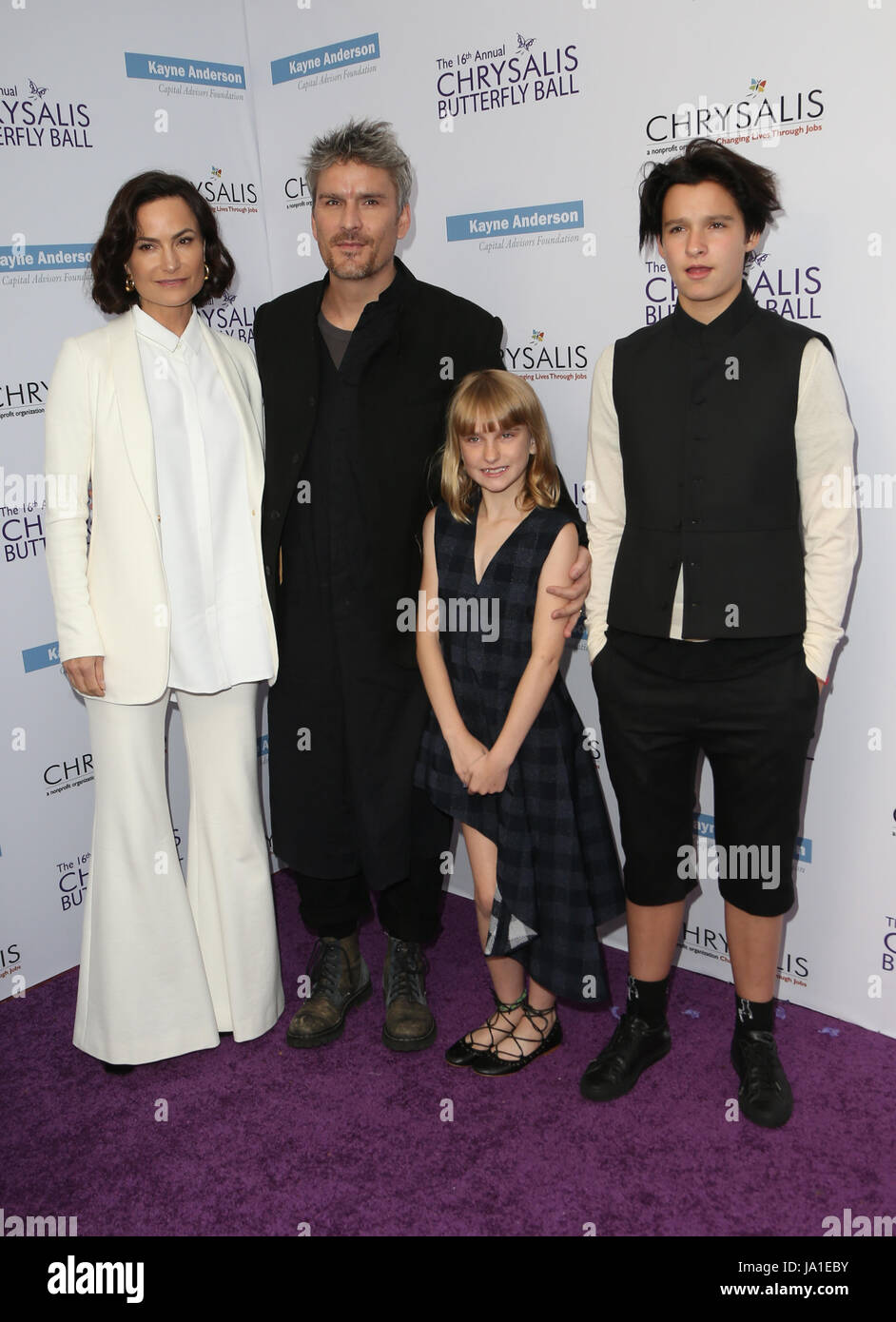 BRENTWOOD, CA June 03- Rosetta Getty, Balthazar Getty, Violet Getty ...