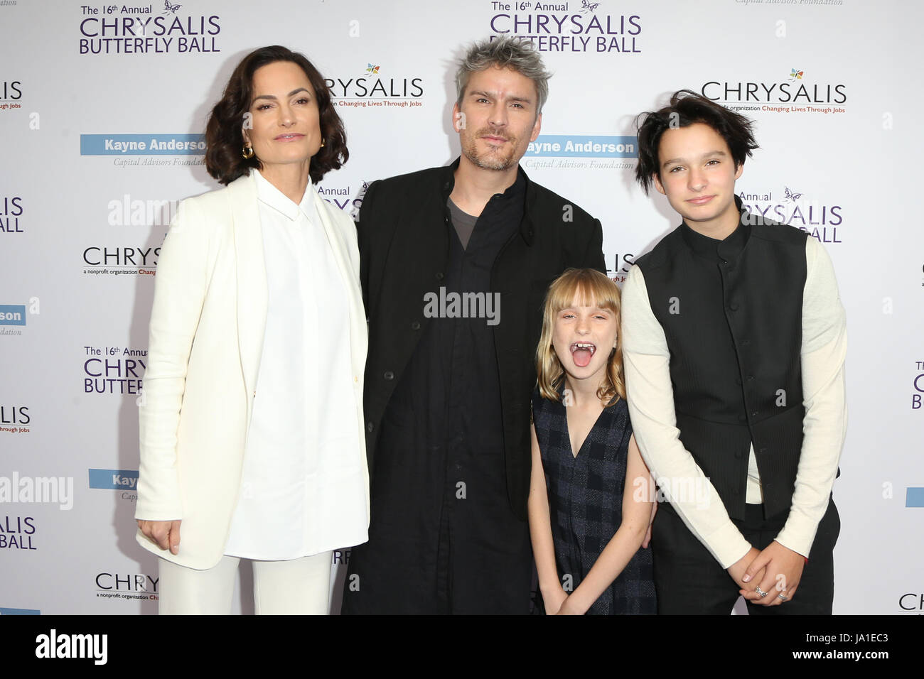 BRENTWOOD, CA June 03- Rosetta Getty, Balthazar Getty, Violet Getty ...