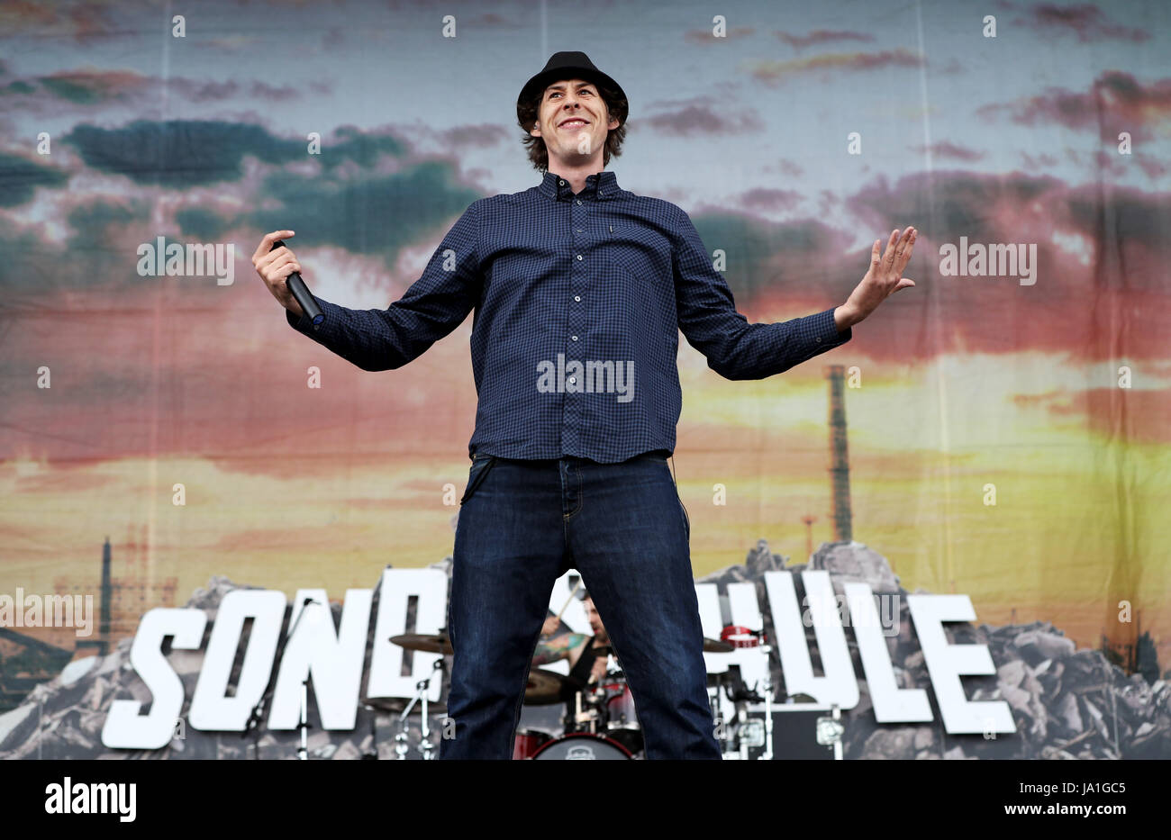 Nuremberg, Germany. 4th June, 2017. The singer of the German ska-punk ...