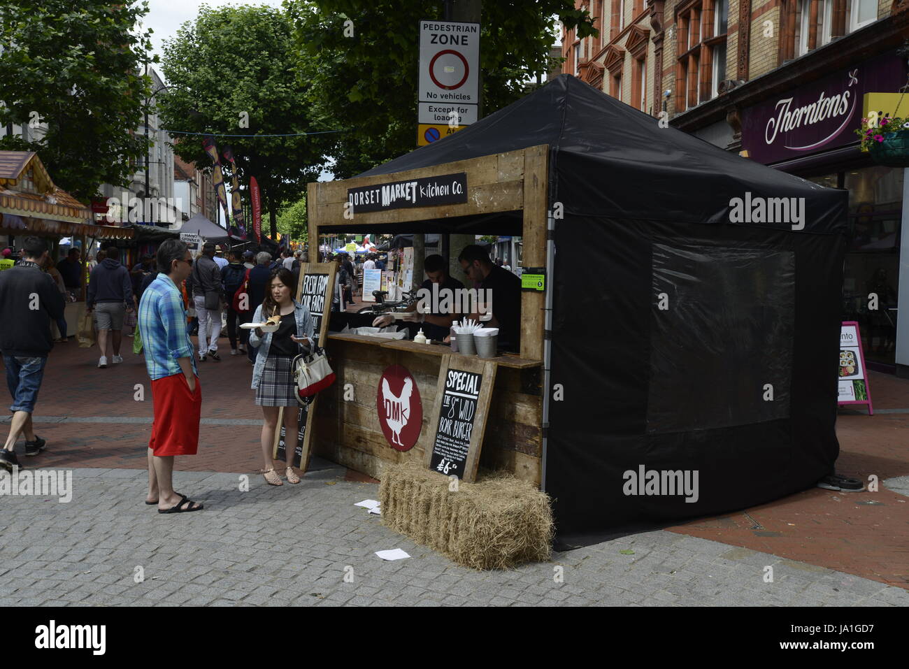Reading, Berkshire, UK. 04th June, 2017. The popular street food ...