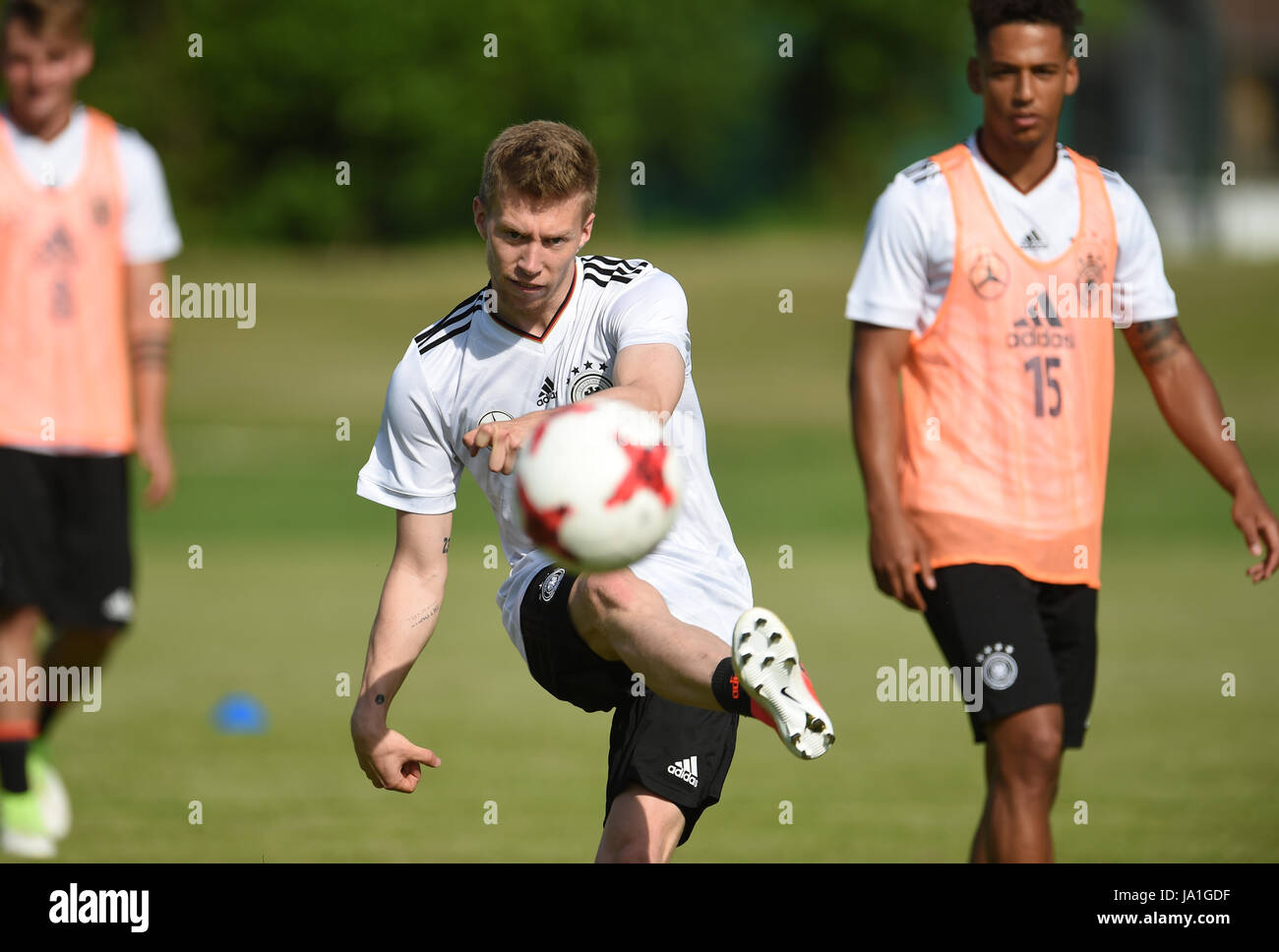 Grassau, Germany. 3rd June, 2017. Mitchell Weiser participates in a ...
