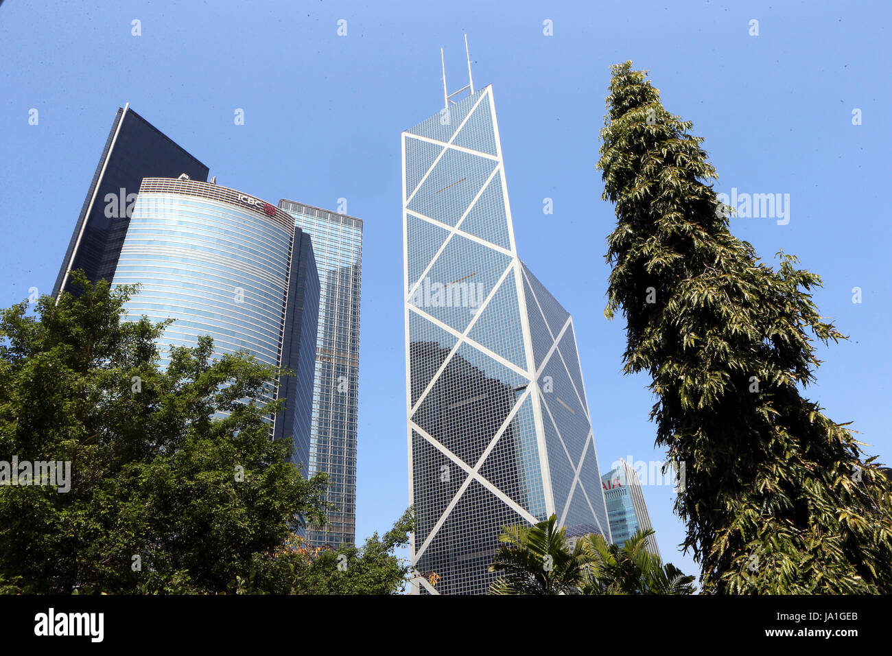 Hong kong icbc tower hi-res stock photography and images - Alamy