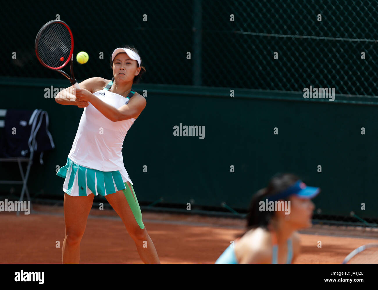 Paris, Paris. 4th June, 2017. Peng Shuai(L)/Duan Yingying of China ...