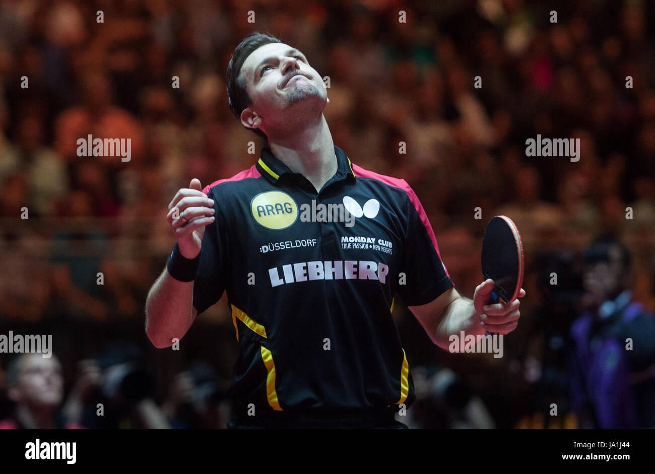 Duesseldorf, Germany. 4th June, 2017. dpatop - Timo Boll (Germany ...