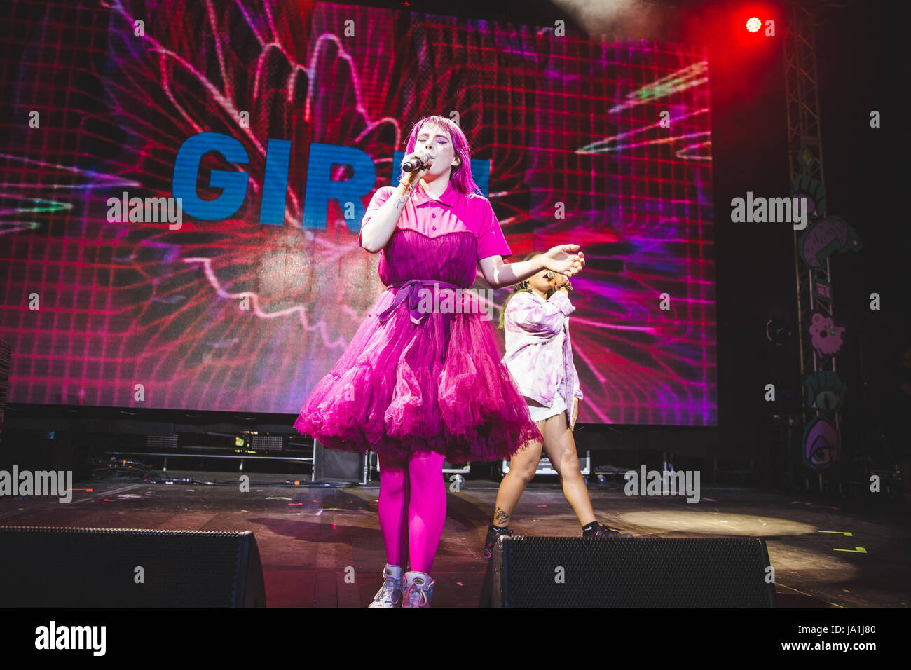 London, UK. June 4, 2017 - Milly Toomey, better known by the stage name ...