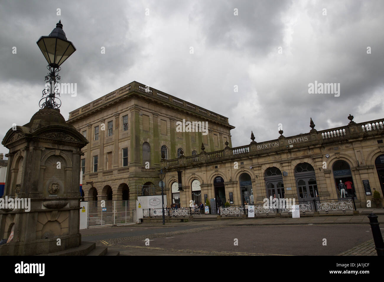 Buxton,UK,4th June 2017,Cloudy Skies over Buxton, Derbyshire as the ...