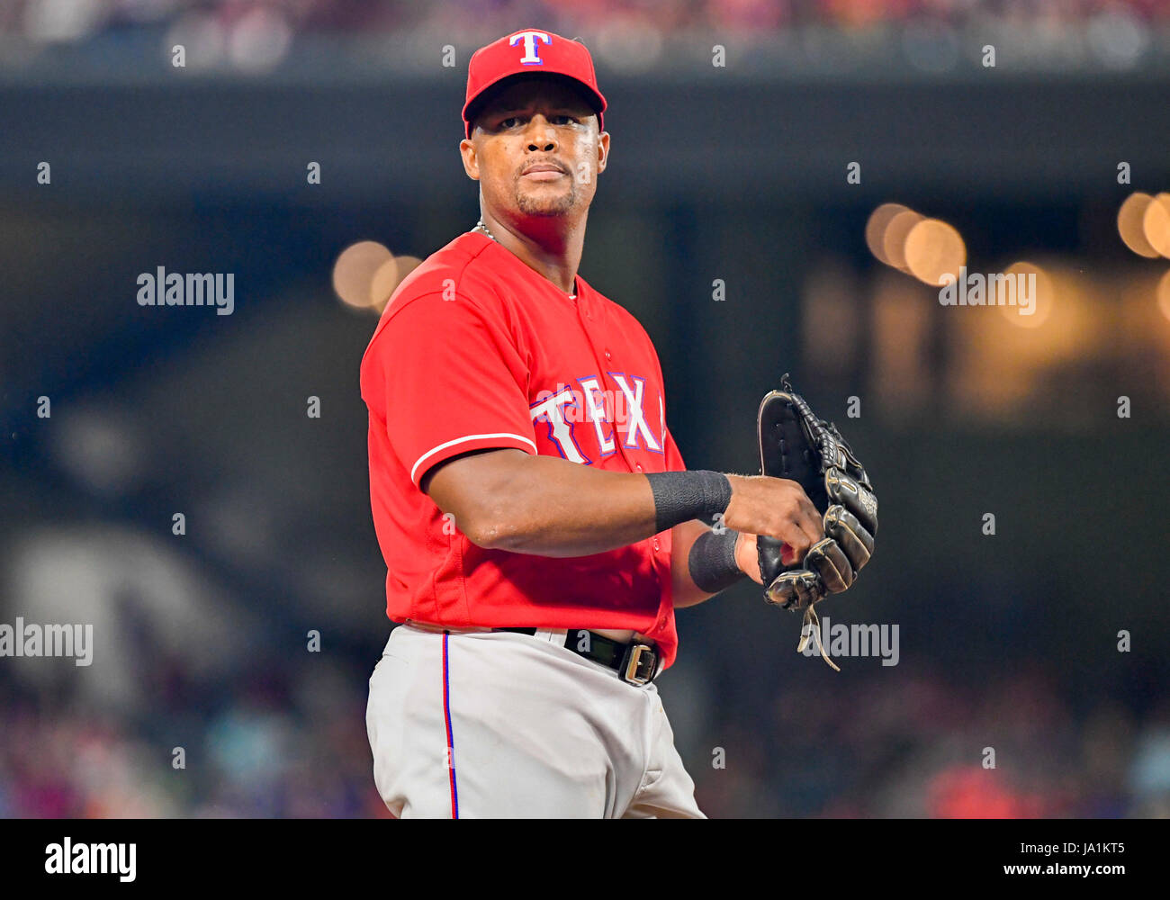 JUN 02, 2017: Texas Rangers third baseman Adrian Beltre #29 during an ...
