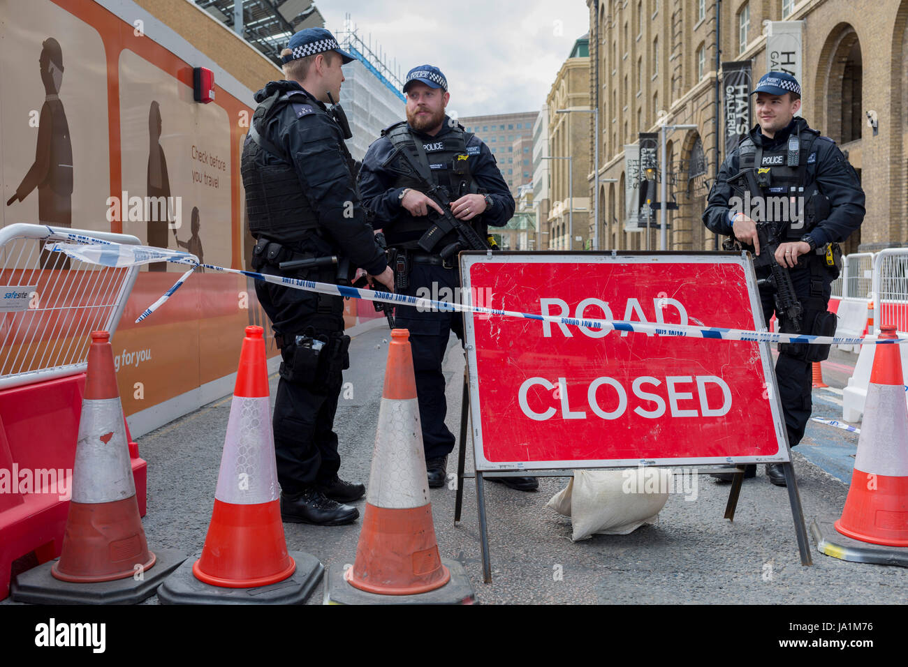 London, 4th June 2017: In the aftermath of the London Bridge and ...