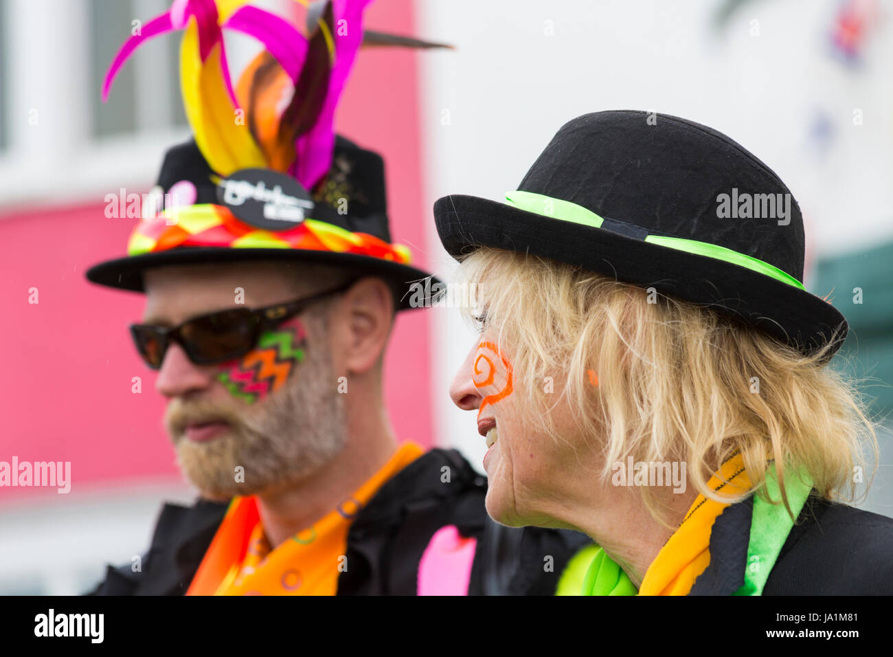 Borderline morris dancer hi-res stock photography and images - Alamy