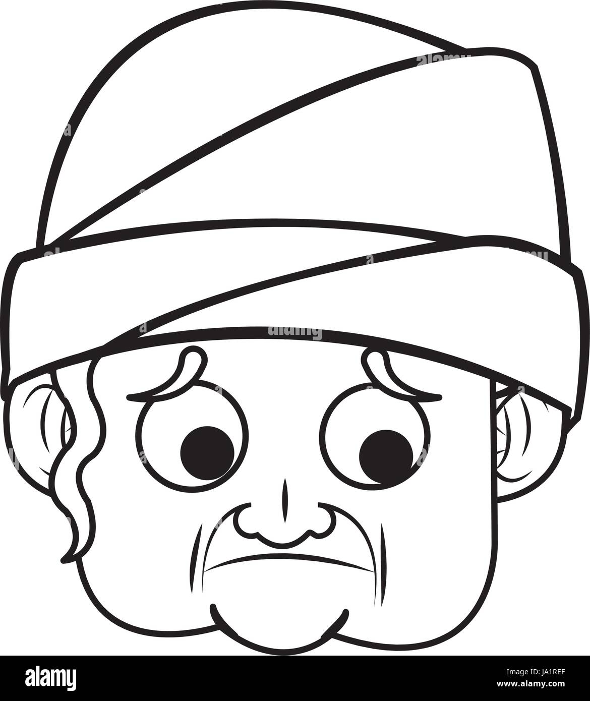 Healthy happy looking woman Stock Vector Images - Alamy