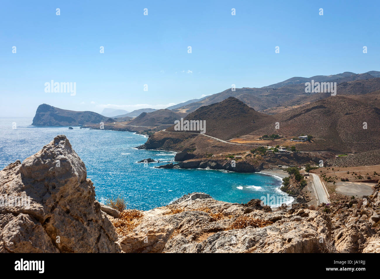 blue, greece, beach, seaside, the beach, seashore, summer, summerly ...