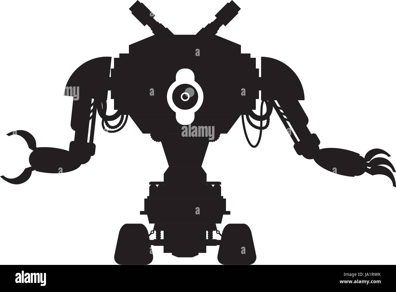 robot toy cartoon Stock Vector Image & Art - Alamy