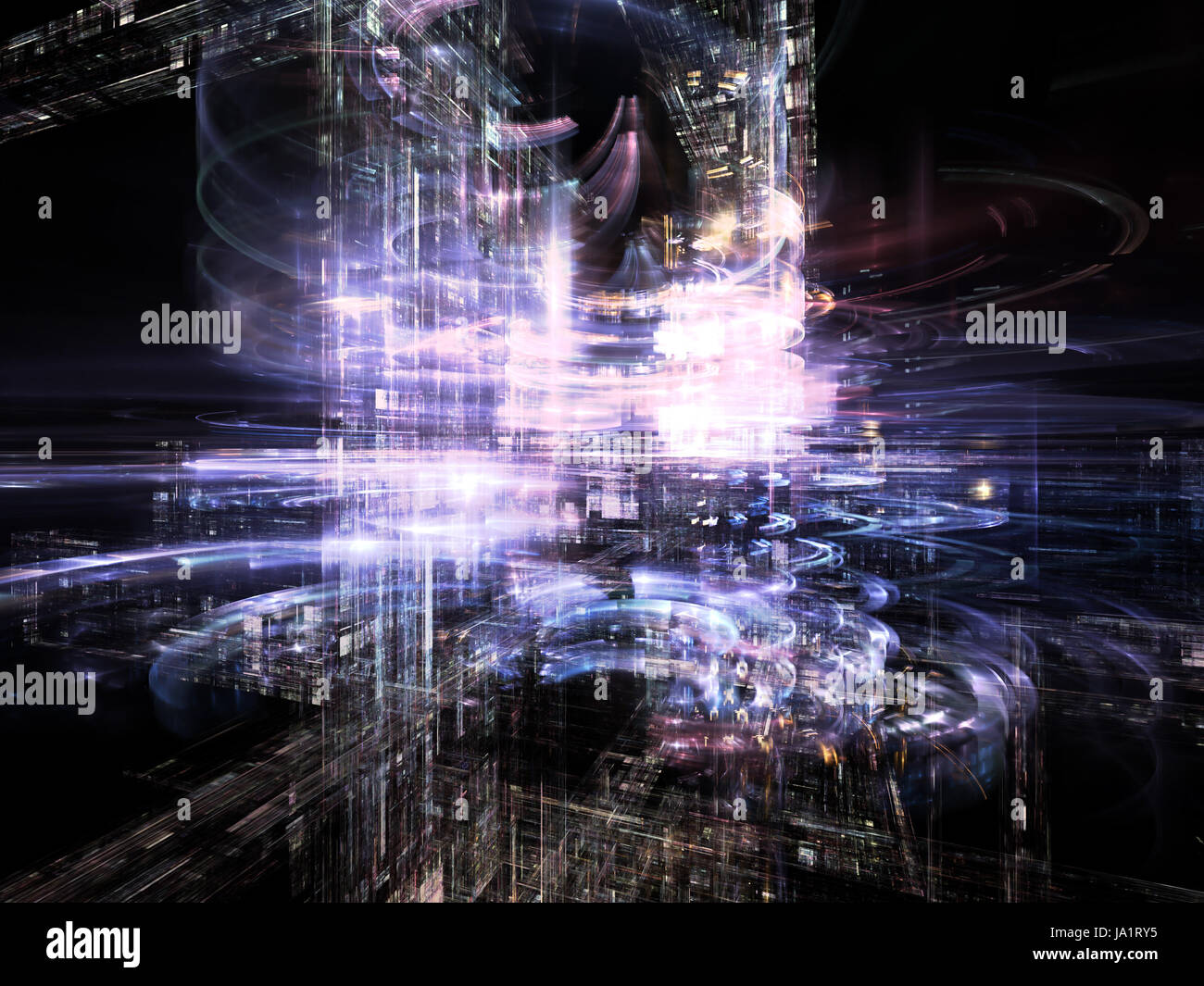 sign, signal, city, town, horizon, space, industrial, science, future ...