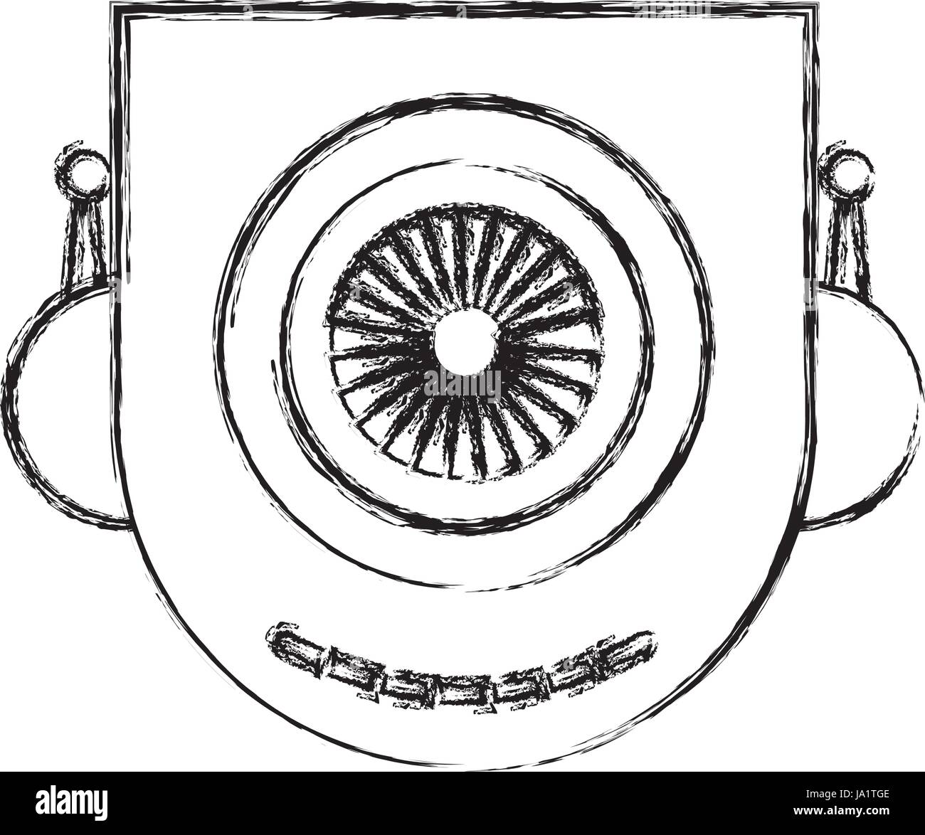 robot toy head Stock Vector Image & Art - Alamy