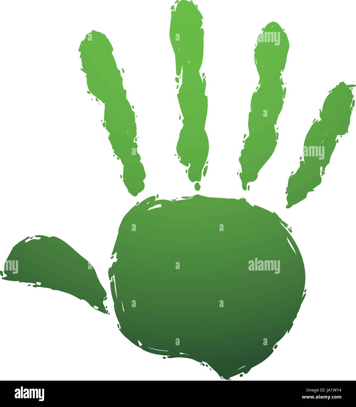 Human hand silhouette Stock Vector Image & Art - Alamy