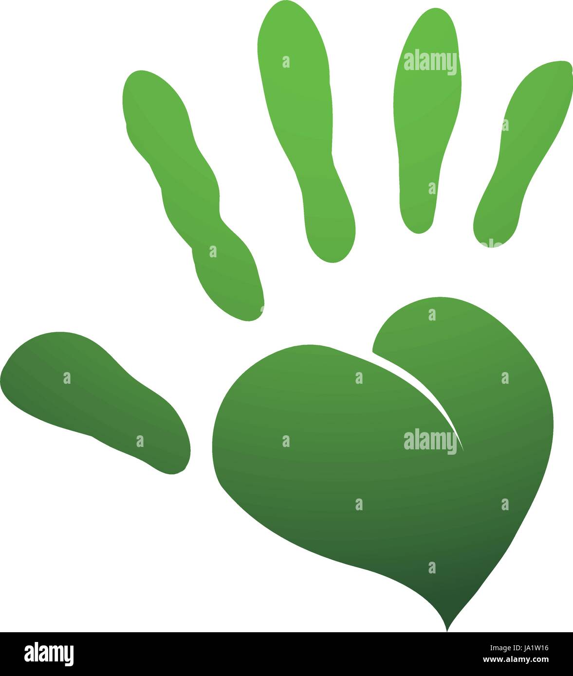 Human hand silhouette Stock Vector Image & Art - Alamy