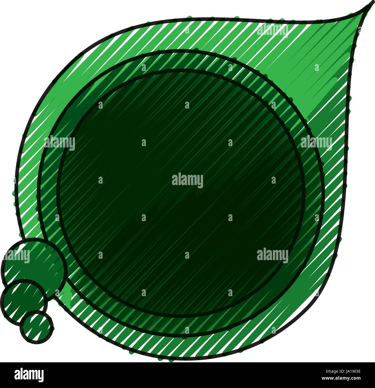 Green leaf bubble Stock Vector Image & Art - Alamy