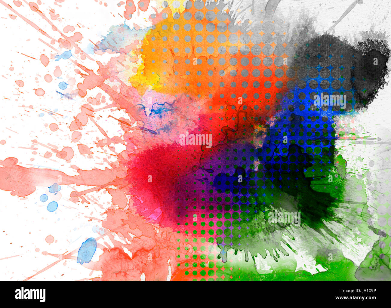 blob color scanning Stock Photo - Alamy