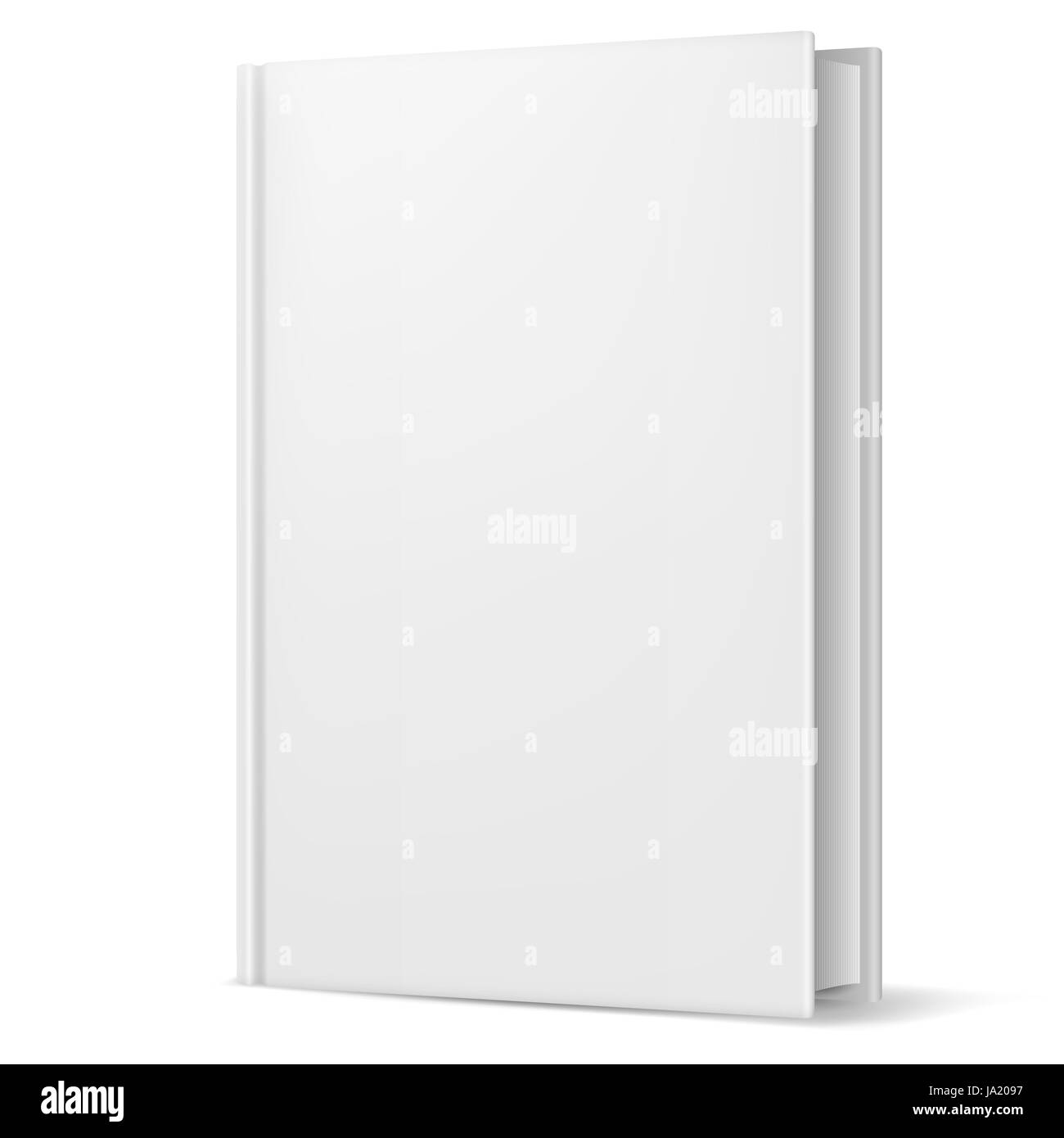 White book. Illustration on white background for design Stock Photo - Alamy