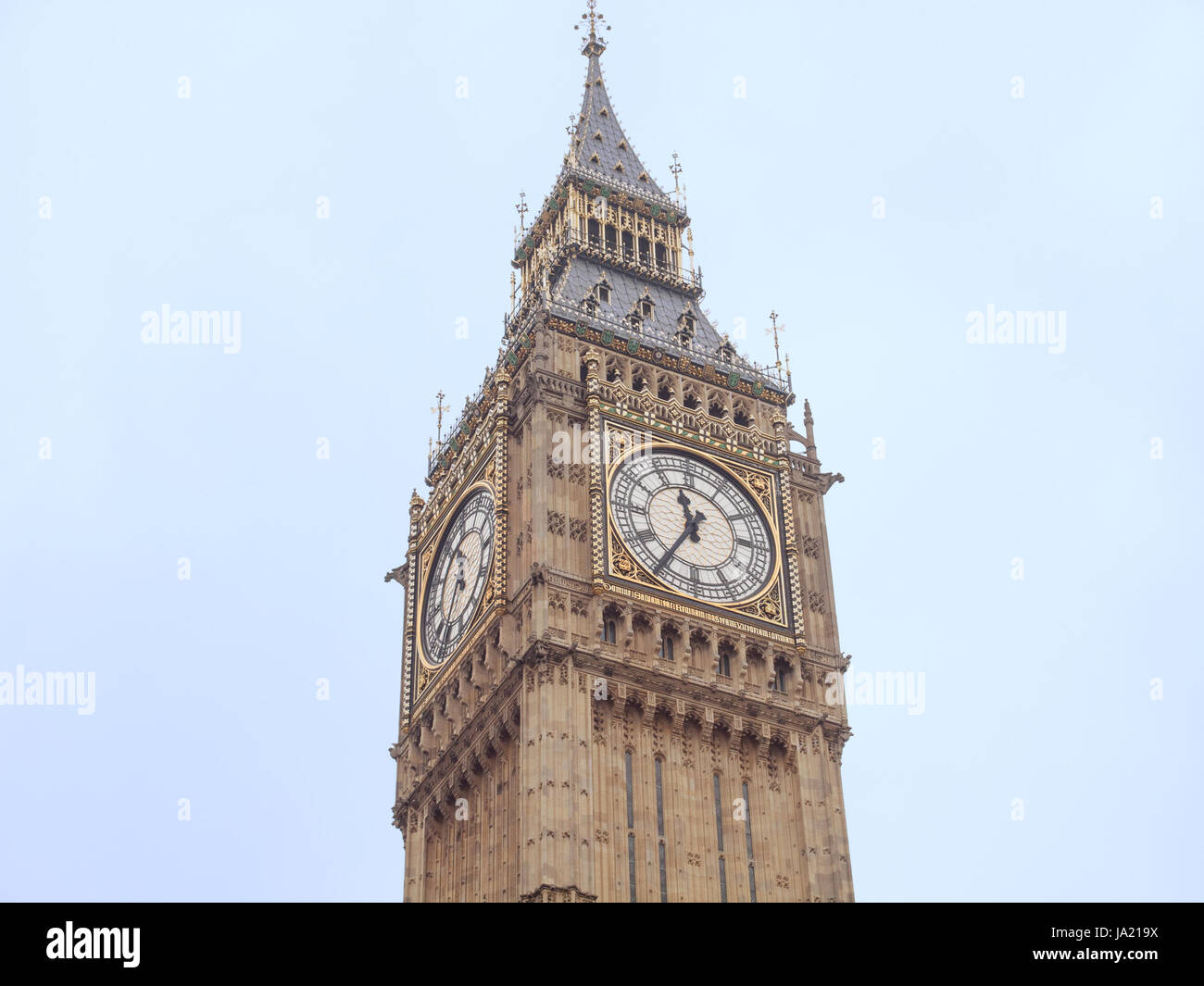 Big Ben Houses of Parliament Westminster Palace London gothic architecture Stock Photo - Alamy